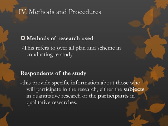 The components of research proposal | PPTX