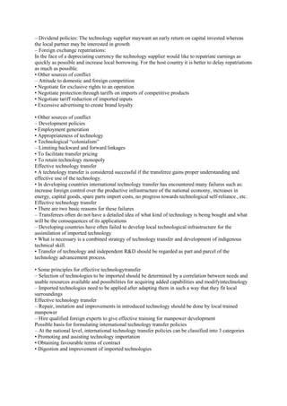 The components of technology transfer | DOCX