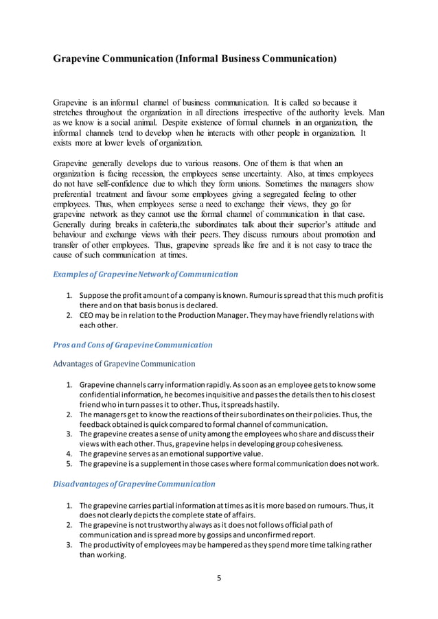 The components of the communication process | PDF
