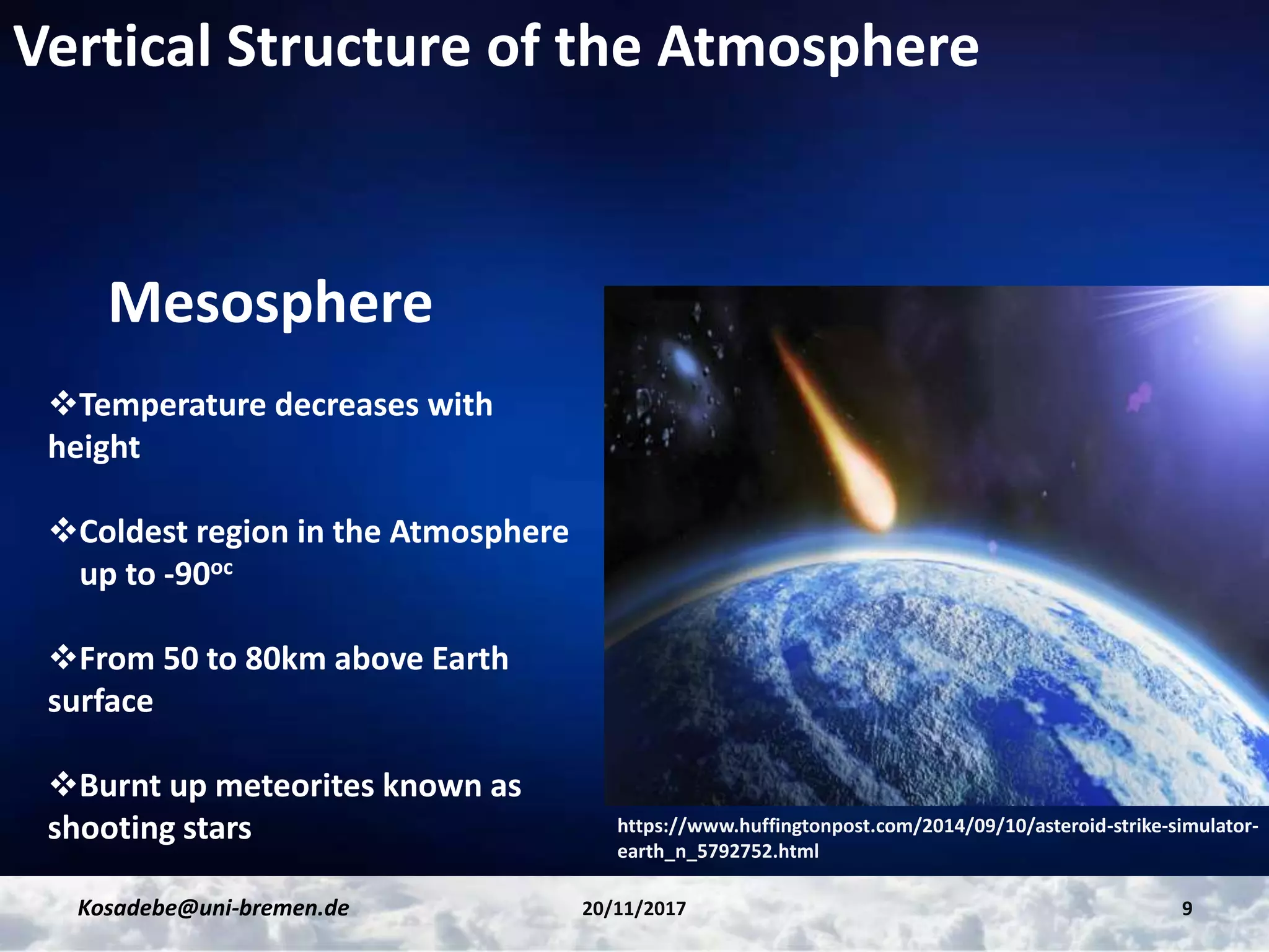 The composition and origin of atmosphere | PPTX