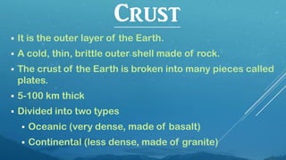 The composition and structure of earth | PPT
