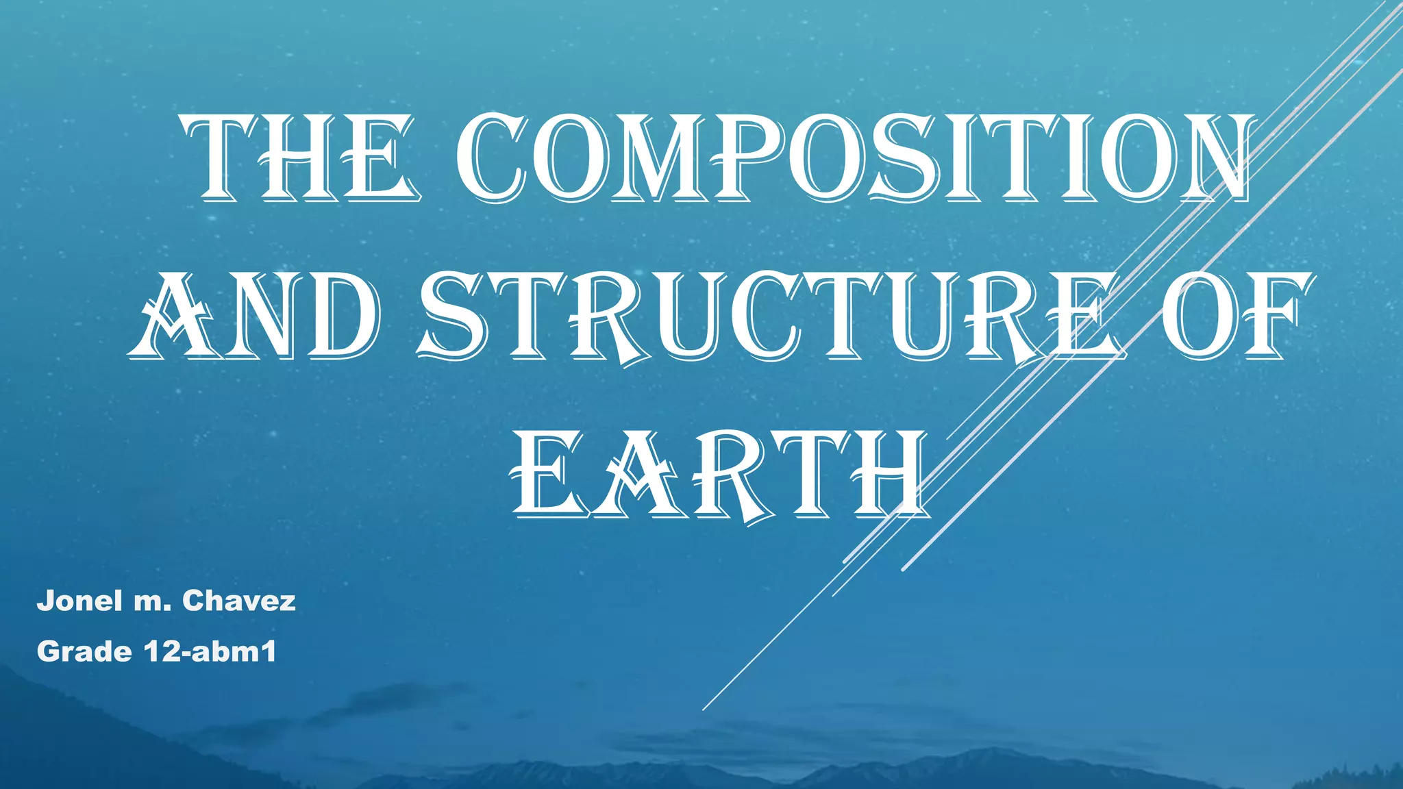 The composition and structure of earth | PDF