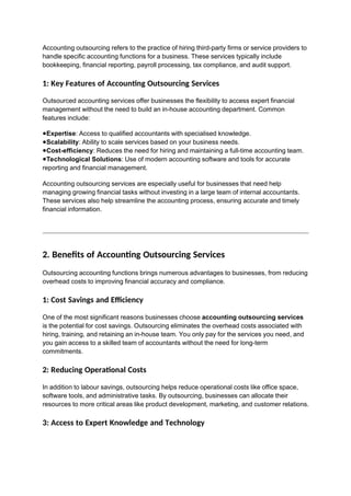 The Comprehensive Guide to Accounting Outsourcing Services_ Benefits, Types, and Process.ppt