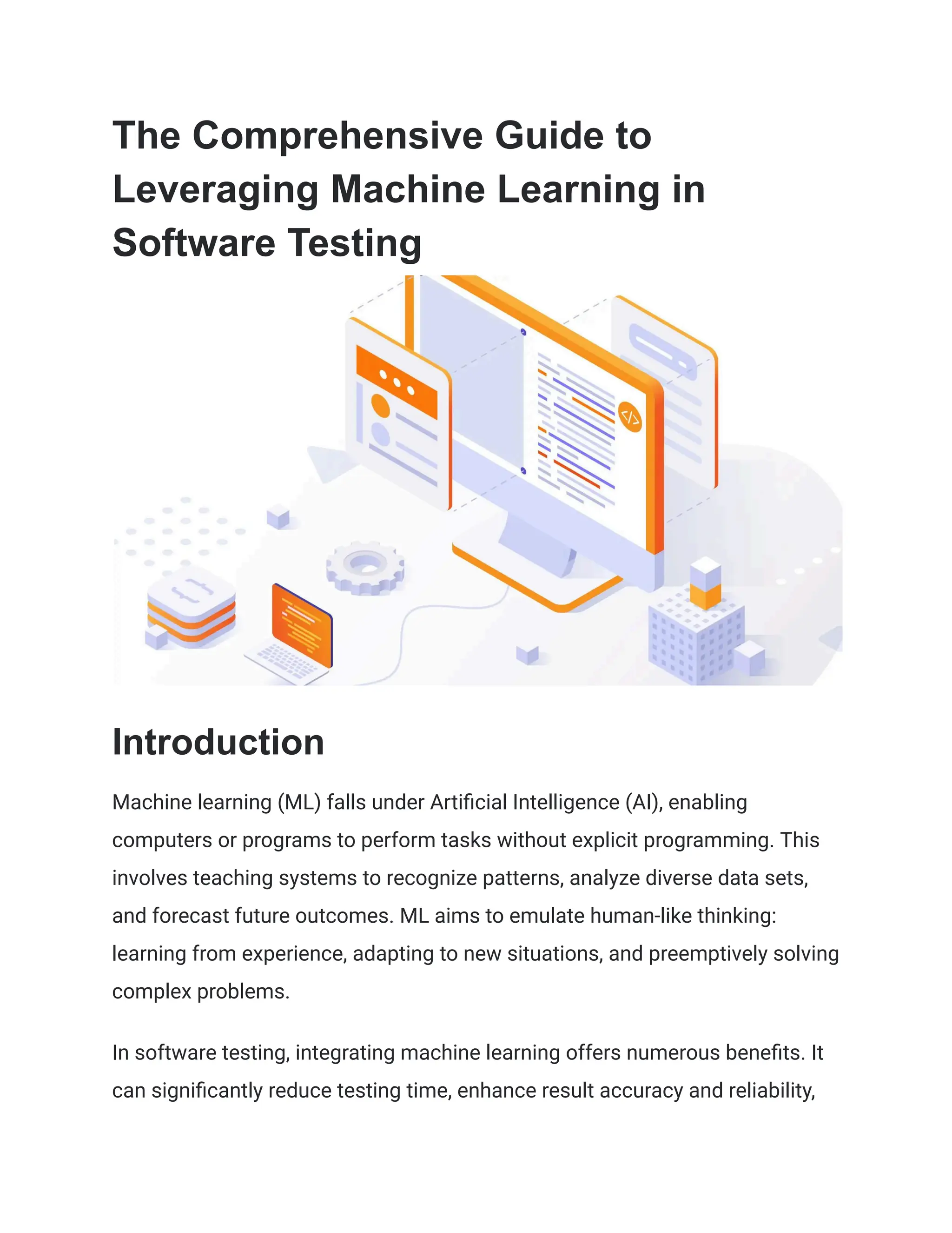 The Comprehensive Guide to Leveraging Machine Learning in Software ...