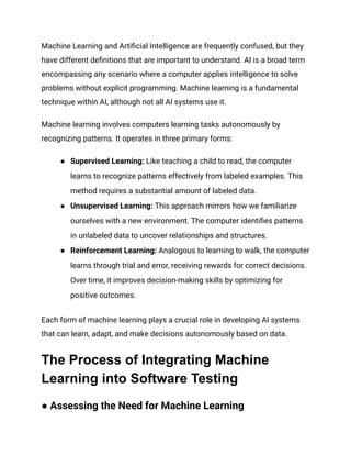 The Comprehensive Guide to Leveraging Machine Learning in Software ...