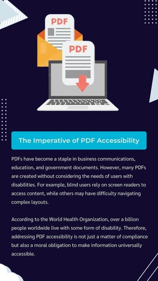 The Comprehensive Guide to PDF Accessibility Bridging the Digital Divide For Readers | PDF