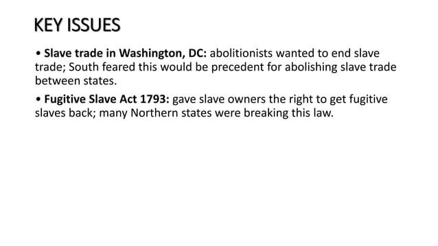 CAMBRIDGE AS HISTORY: HISTORY OF THE USA. THE COMPROMISE OF 1850 AND ...