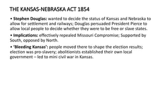 CAMBRIDGE AS HISTORY: HISTORY OF THE USA. THE COMPROMISE OF 1850 AND ...