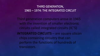 The Evolution Of Computer | PPTX