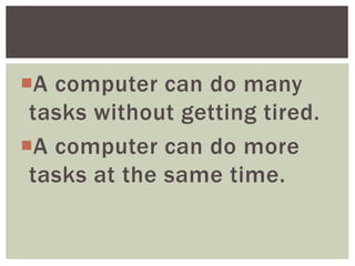 The Computer | PPTX