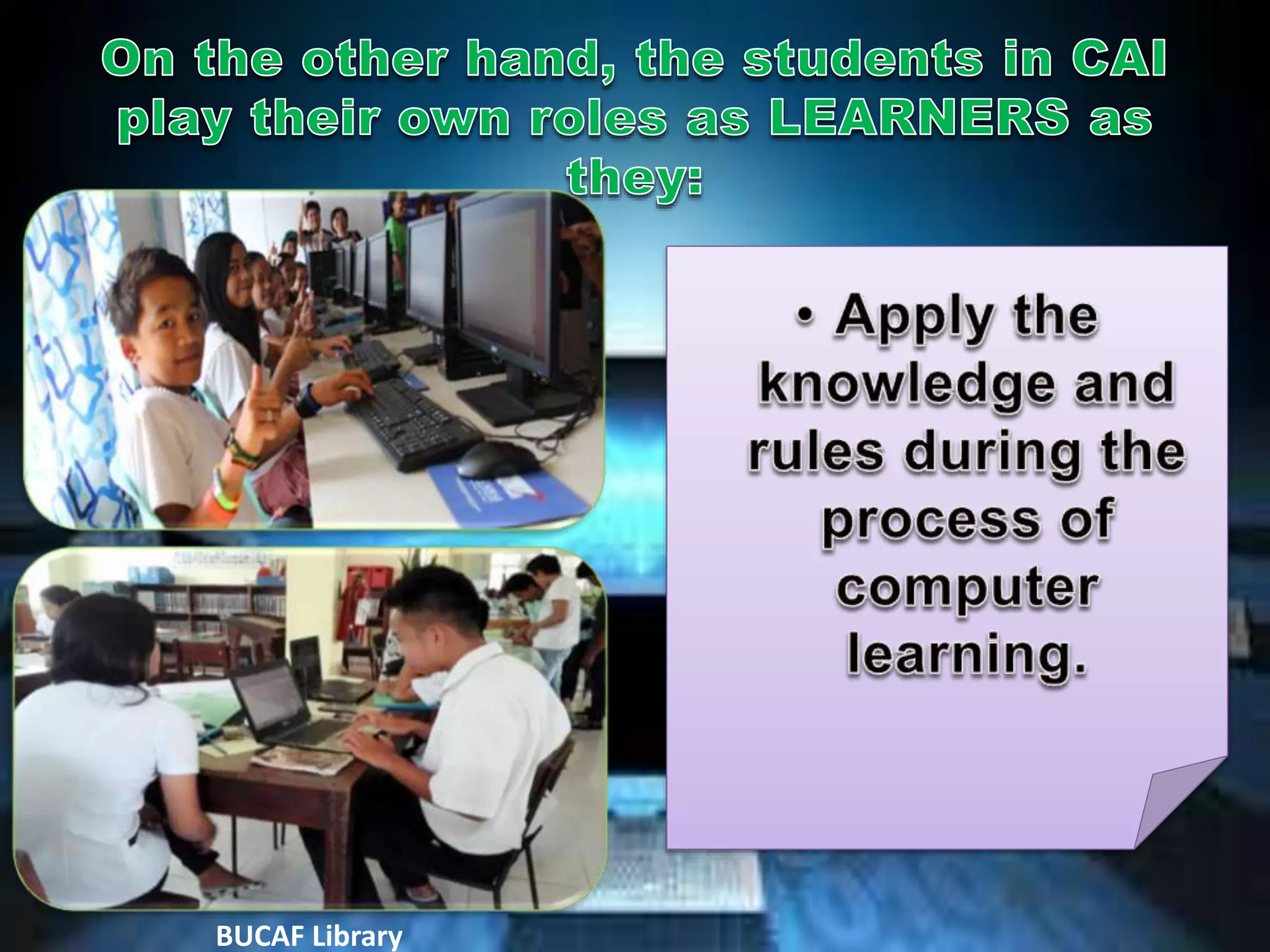 Lesson 10: The Computer as a Tutor | PPT