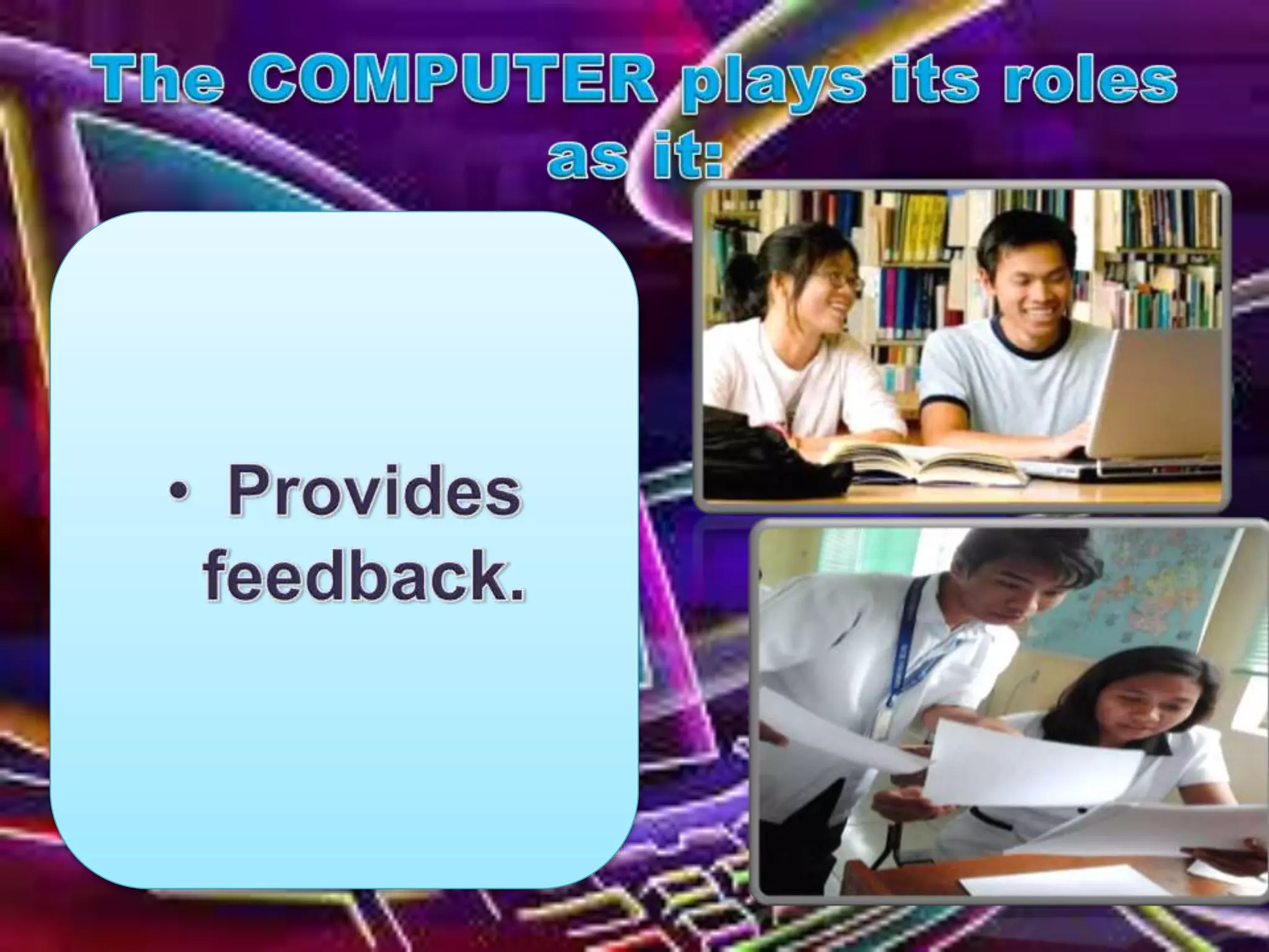 Lesson 10: The Computer as a Tutor | PPTX