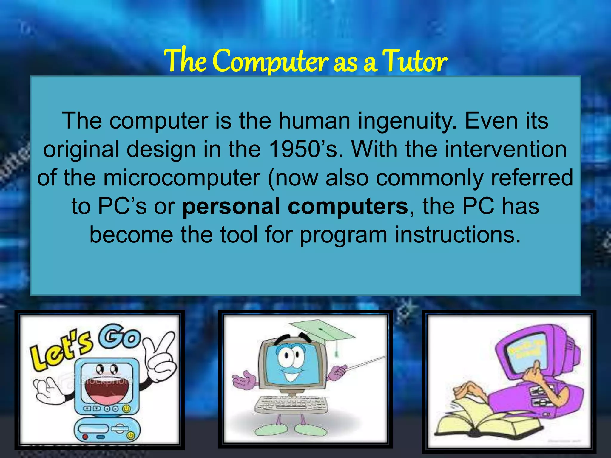 Lesson 10: The Computer as a Tutor | PPT | Free Download