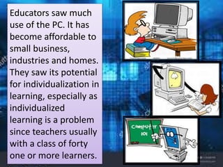 Lesson 10: The Computer as a Tutor | PPT