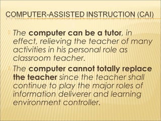 Thecomputerasatutor2 120823035824-phpapp02 | PPT