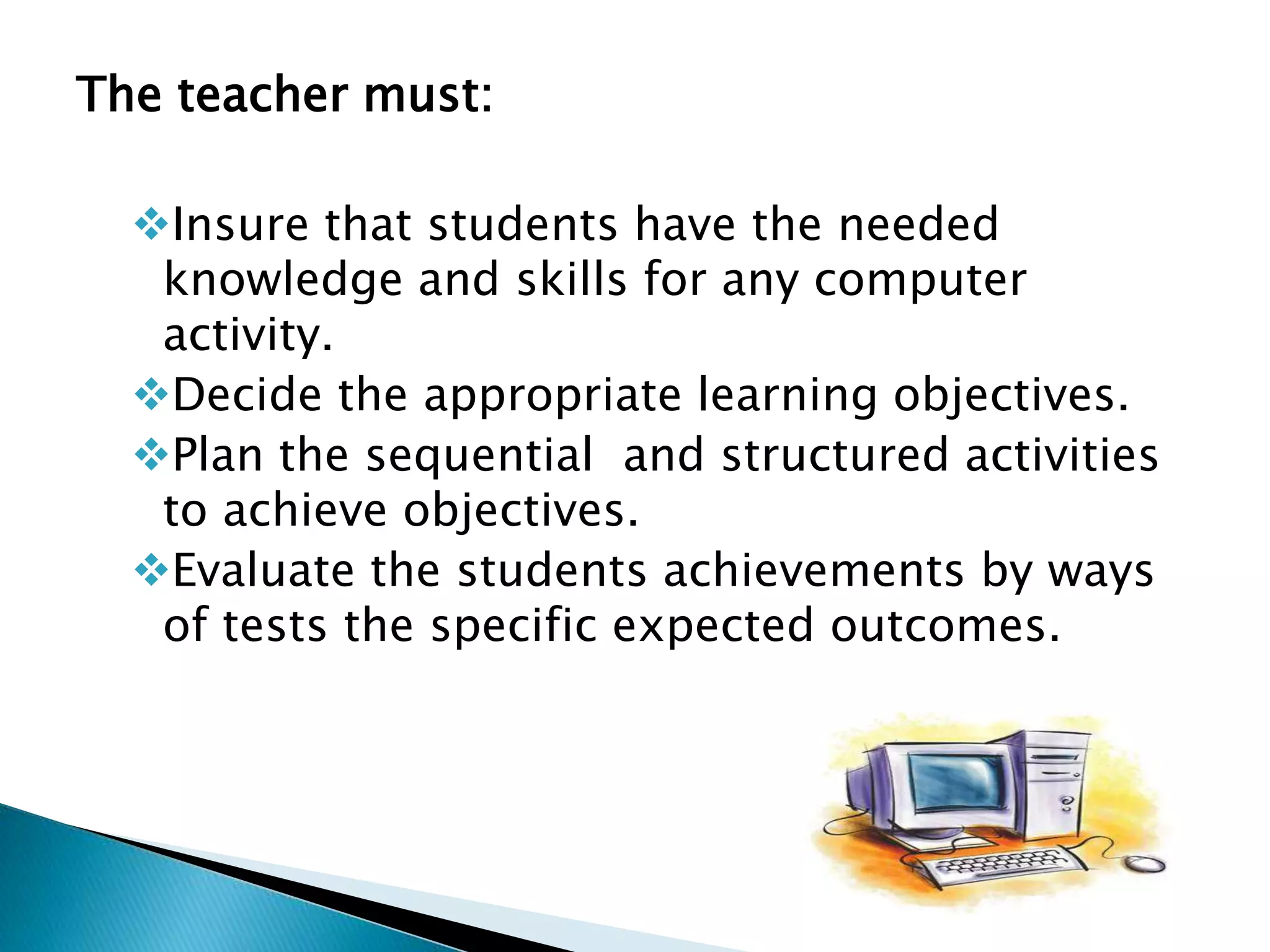 The computer as a tutor | PPTX