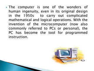 The computer as a tutor | PPTX