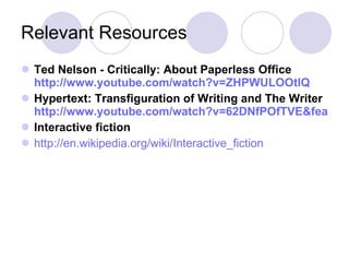 The computer as text processor | PPT