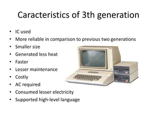The computers generations | PPT