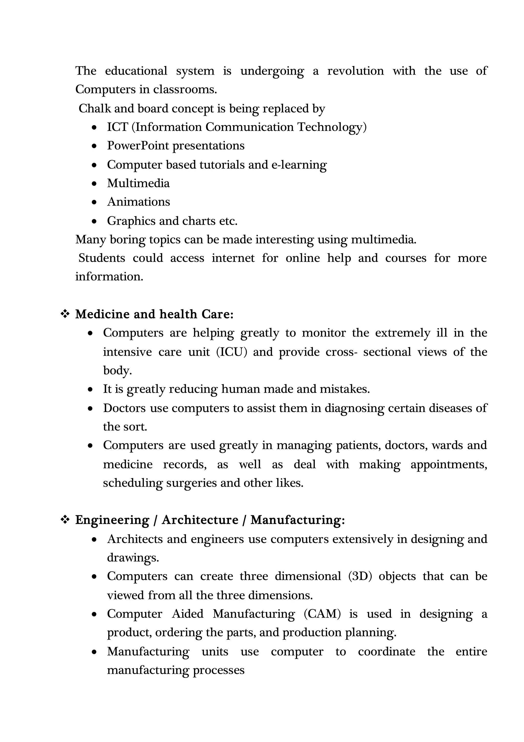 The Computer System Pdf 