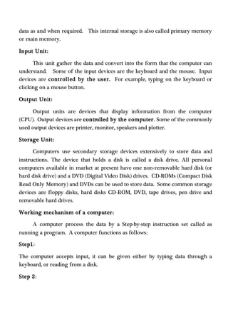 The computer system | PDF