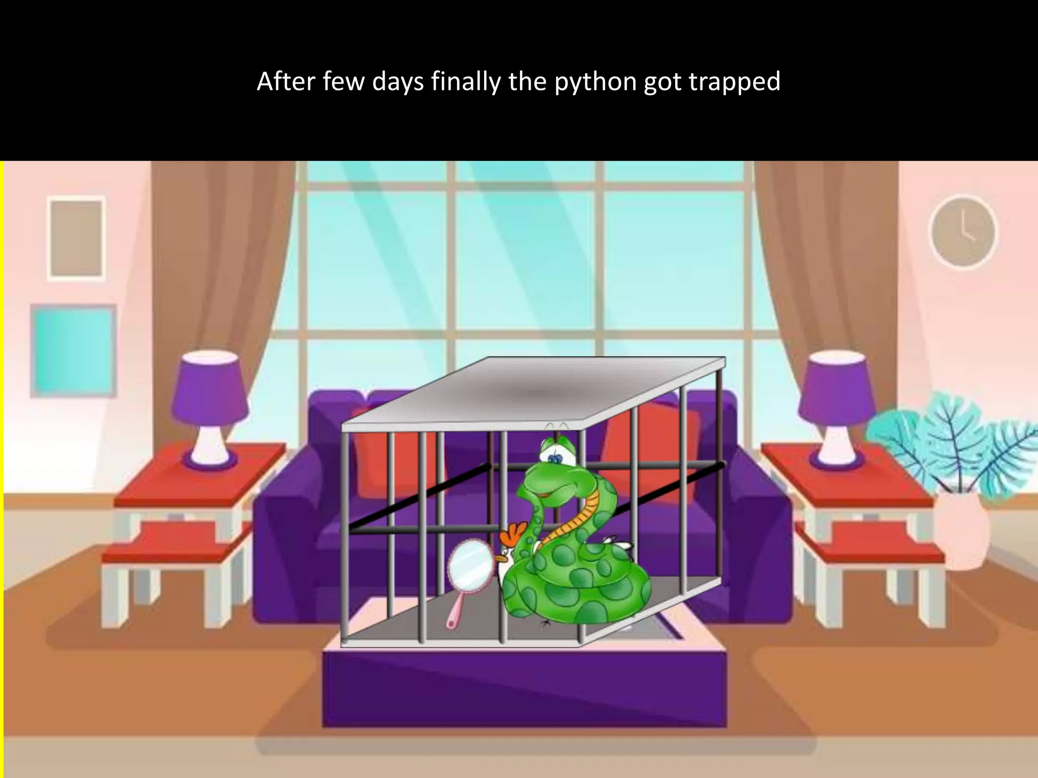 The conceited python | PPTX