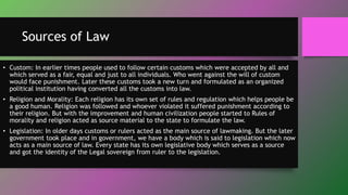 The concept and features of law | PPTX