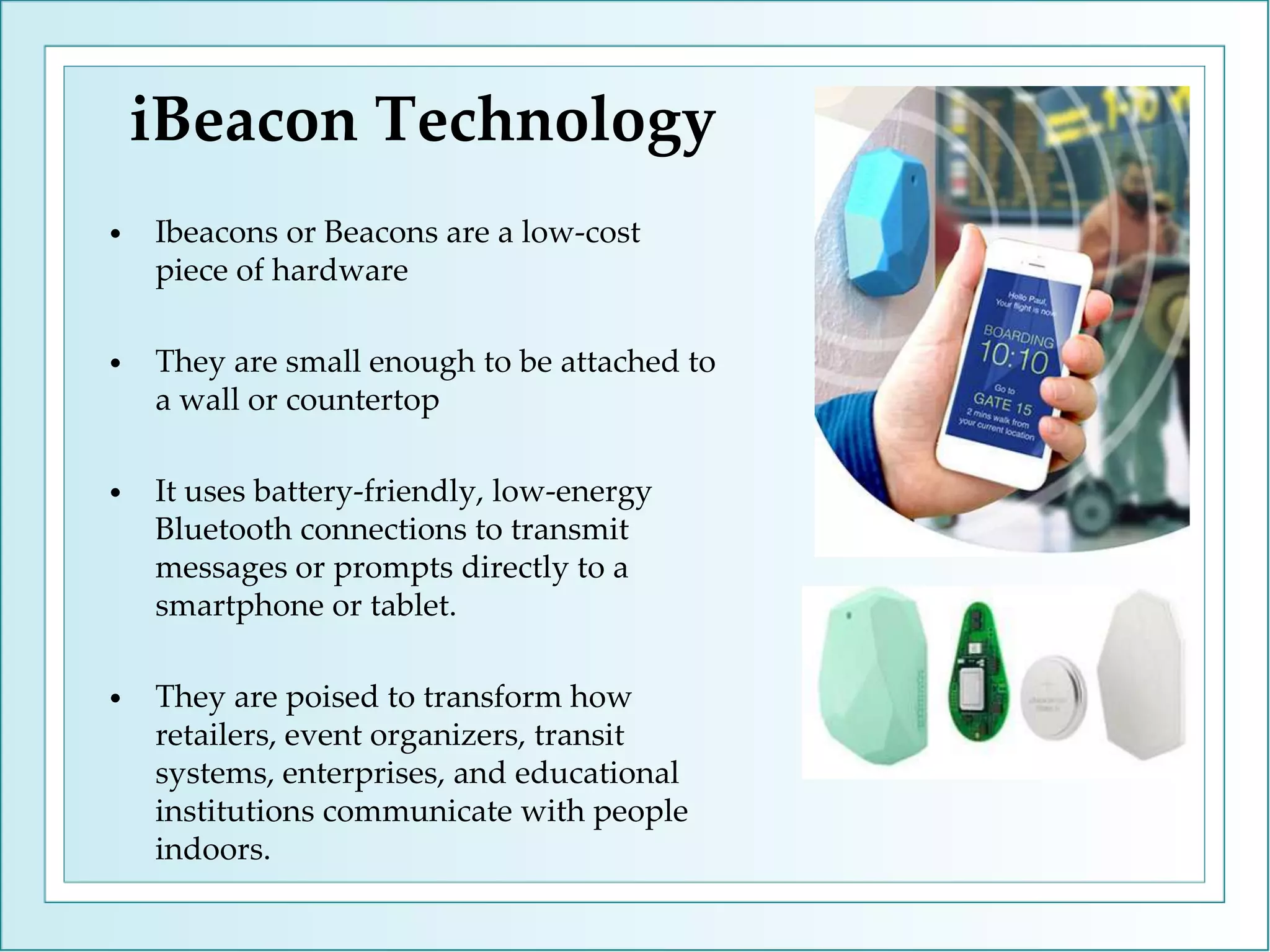 The concept iBeacon | PPTX