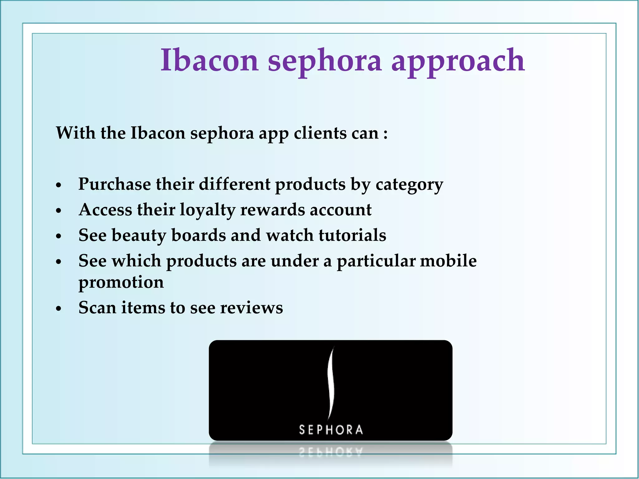 The concept iBeacon | PPTX