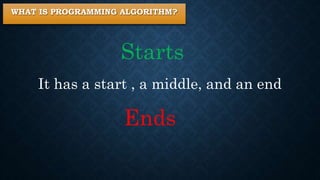 The concept of algorithm | PPT