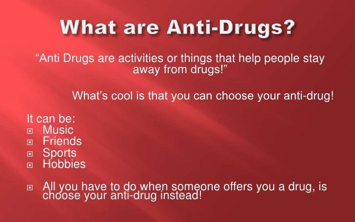 Understanding the concept of Anti-drug & Peer to Peer Education