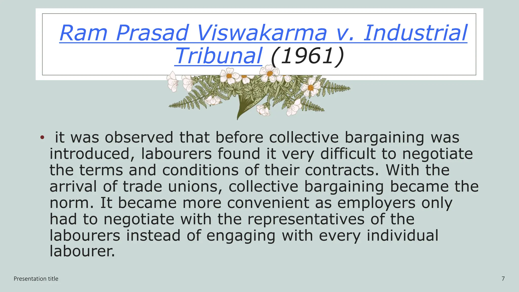 The Concept of collective bargaining in India.pptx