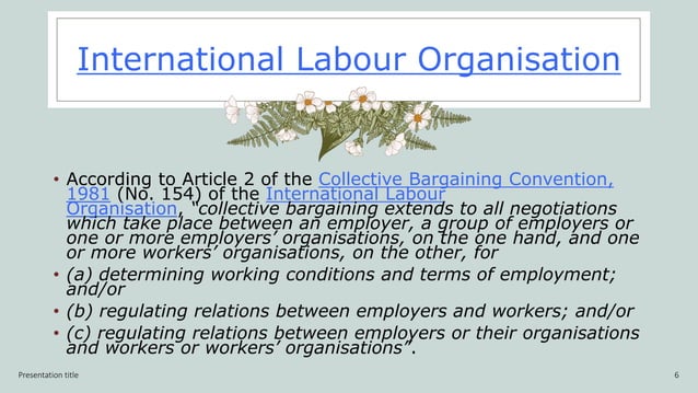 The Concept of collective bargaining in India.pptx | Human Resources ...