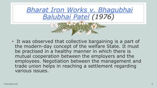The Concept of collective bargaining in India.pptx