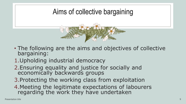 The Concept of collective bargaining in India.pptx | Human Resources ...