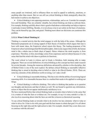 THE CONCEPT OF CRITICAL THINKING | PDF