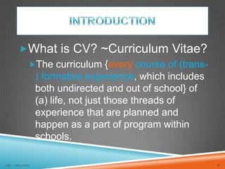 The concept of curriculum | PPTX