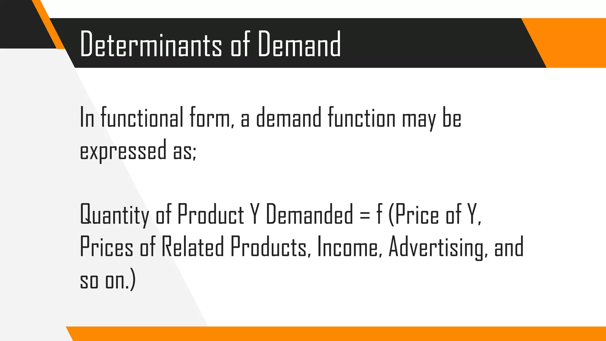 The concept of demand on managerial economics | PPTX