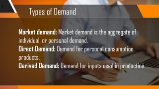 The concept of demand on managerial economics | PPT