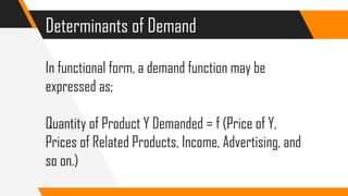 The concept of demand on managerial economics | PPT
