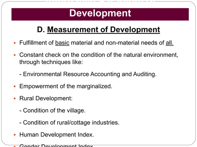 The concept of development: then & now - by Rajendra P Sharma, Nepal | PPSX