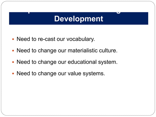 The concept of development: then & now - by Rajendra P Sharma, Nepal | PPSX