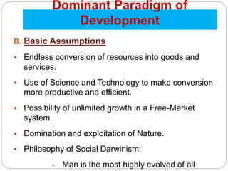 The concept of development: then & now - by Rajendra P Sharma, Nepal | PPSX