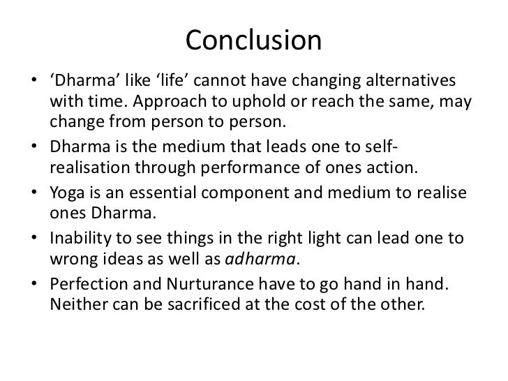 The Concept Of Dharma In The 21st Century