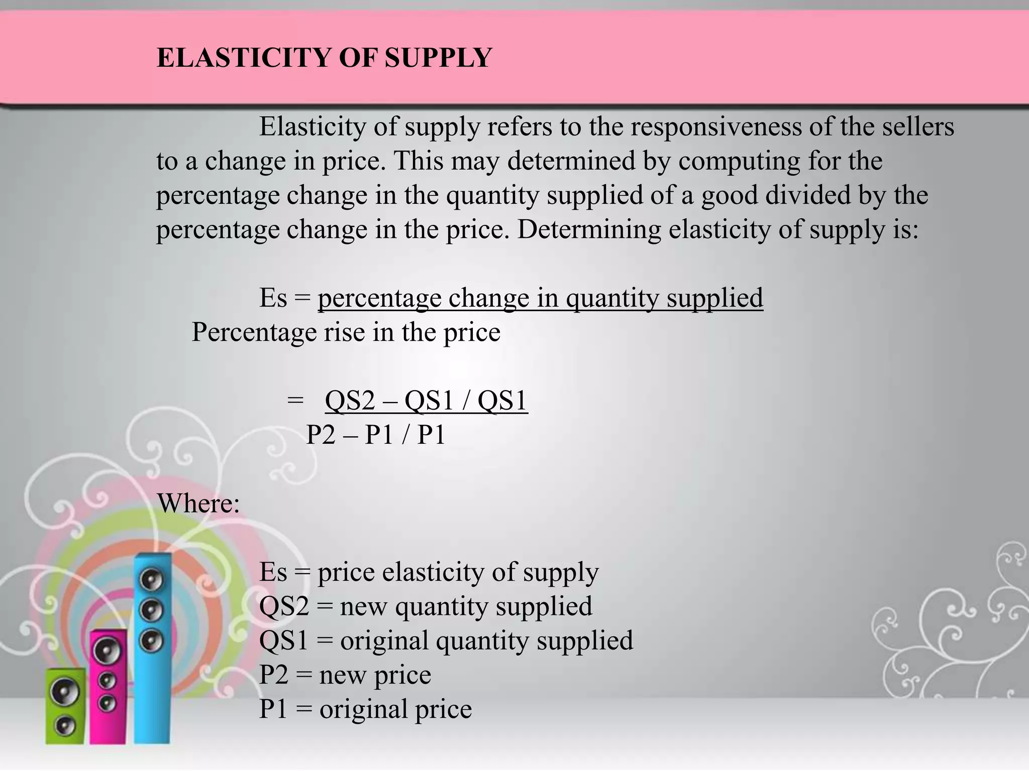 The Concept of Elasticity | PPTX