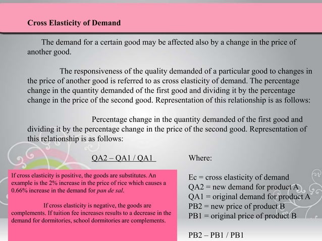 The Concept of Elasticity | PPTX