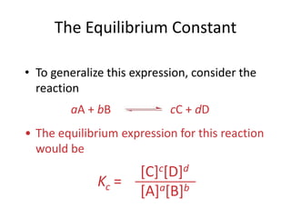 The concept of equilibrium | PPTX