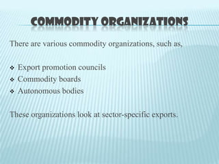 The concept of export promotion | PPTX