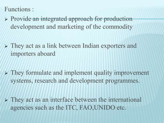 The concept of export promotion | PPTX