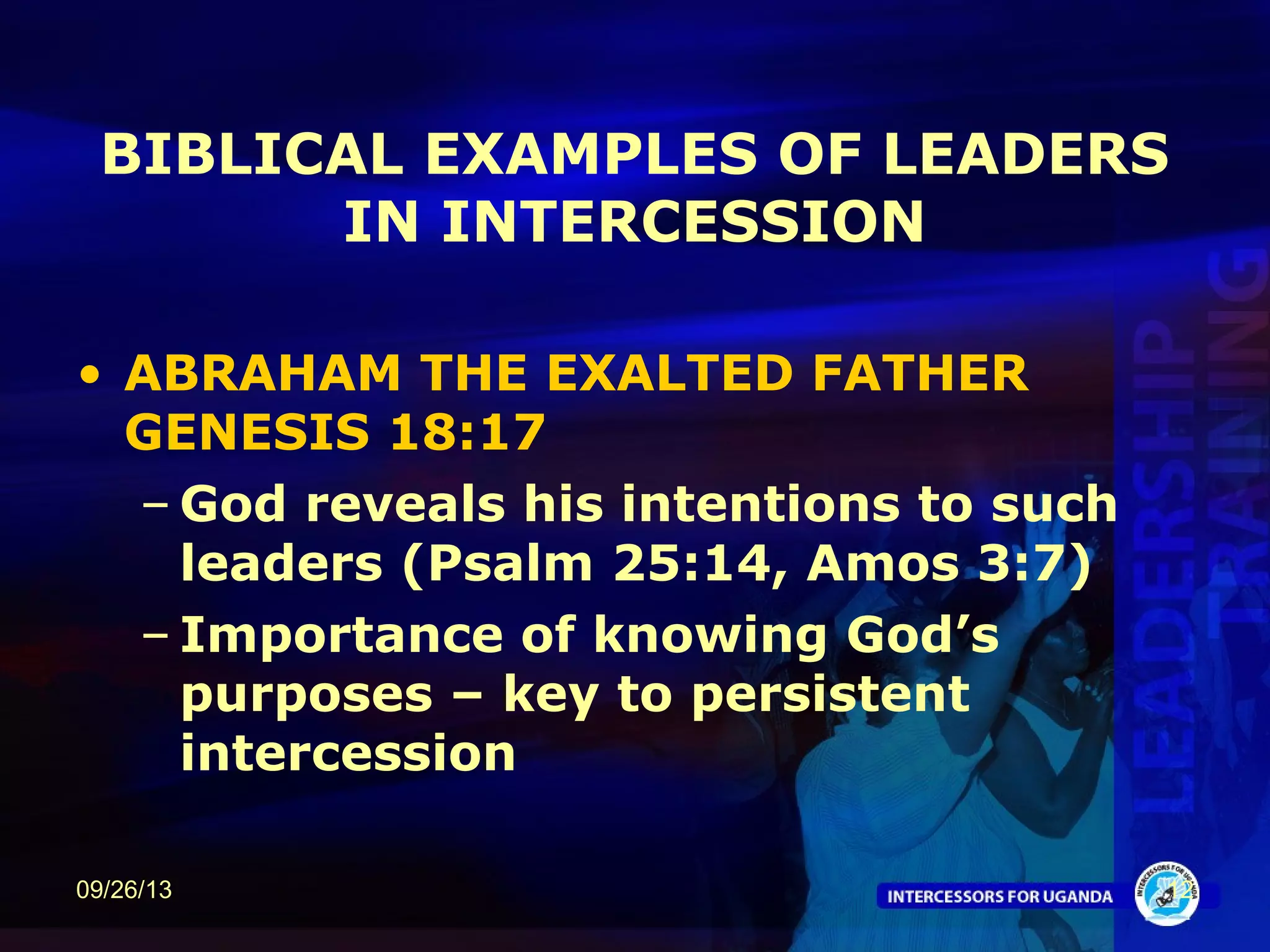The concept of intercession | PPT